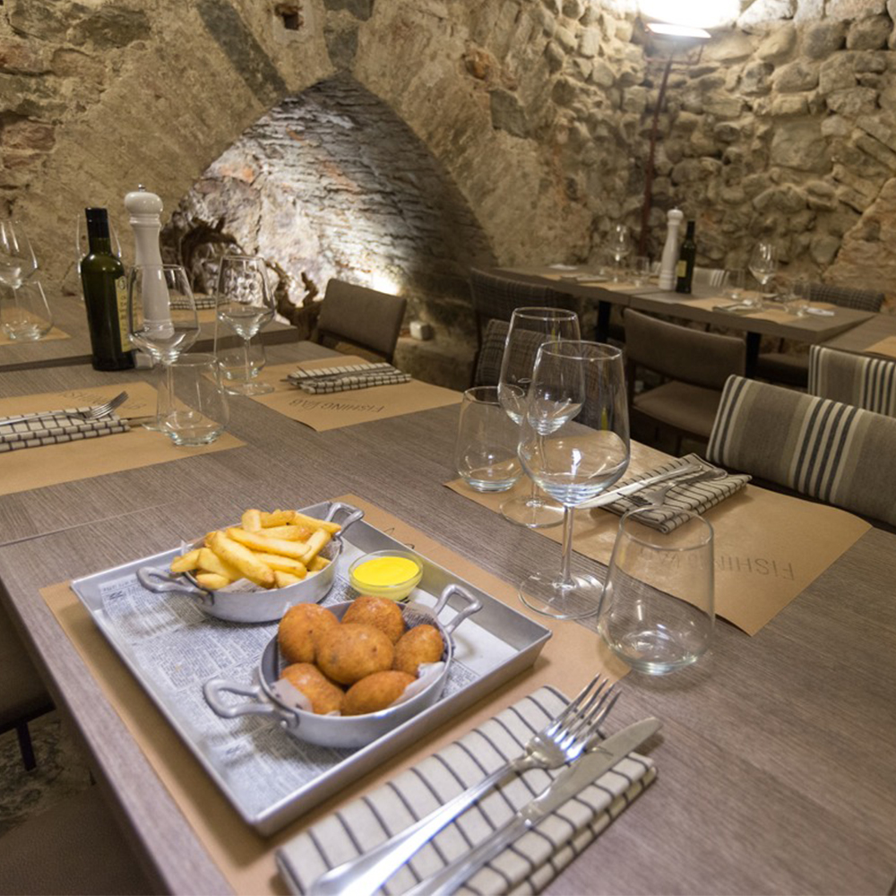 Fishing Lab Alle Murate: o restaurante no museu