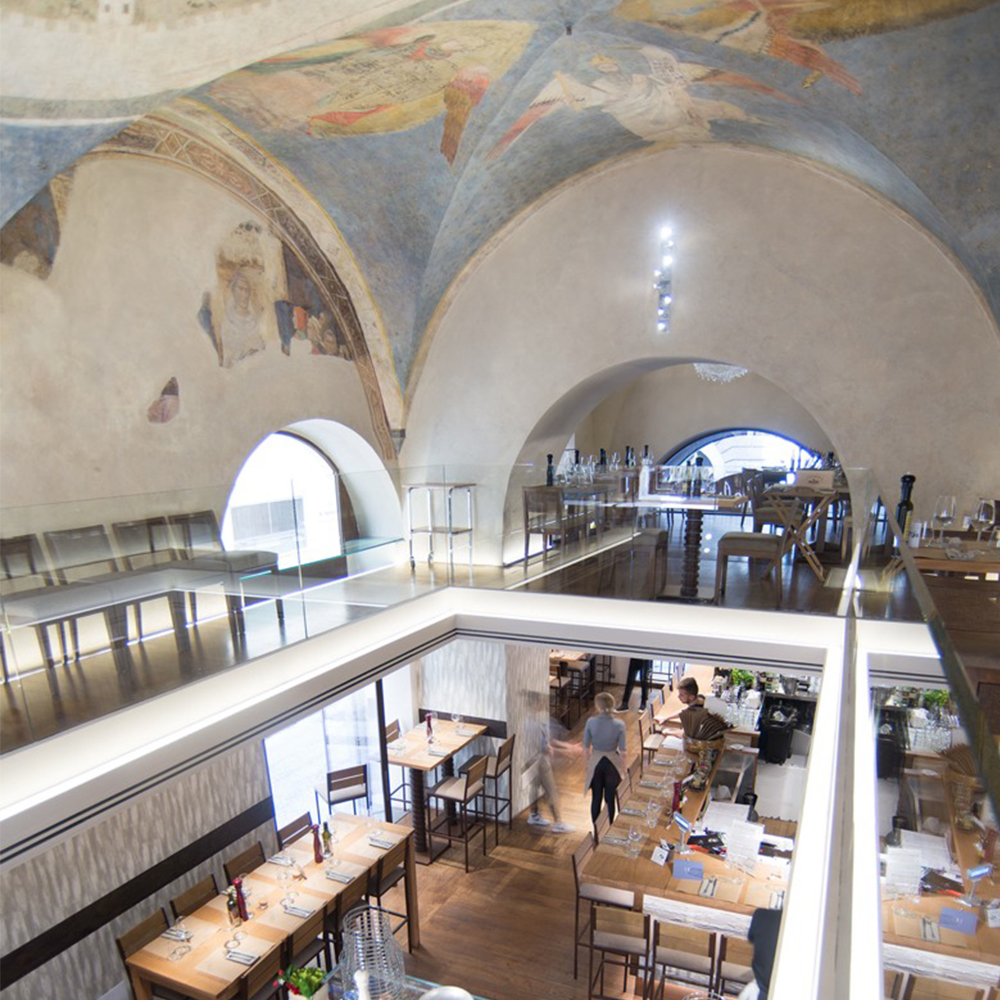 Fishing Lab Alle Murate: o restaurante no museu